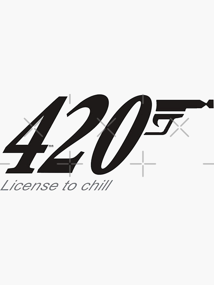 "Agent 420" Sticker by THCDesigns | Redbubble