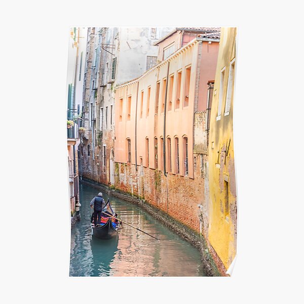 "Venice Canal" Poster by gracust | Redbubble