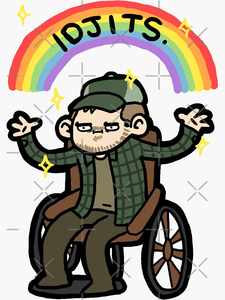 "Idjits" Sticker for Sale by geothebio | Redbubble