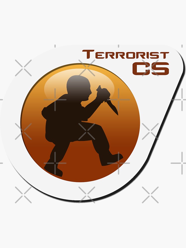 "Counter strike - Terrorist" Sticker for Sale by xtrolix | Redbubble