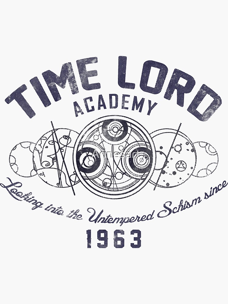 "Time Lord Academy V2" Sticker for Sale by Arinesart | Redbubble