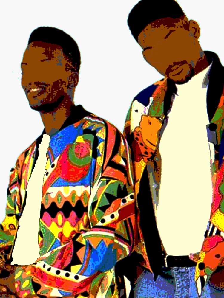 "Fresh Prince of Bel Air" Sticker by denJones | Redbubble