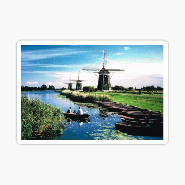 "DUTCH WINDMILLS 01" Sticker for Sale by RainbowArt | Redbubble