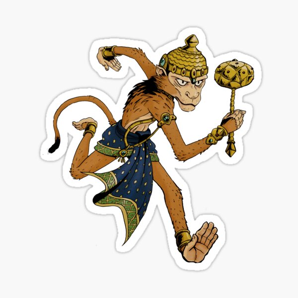 God Hanuman Stickers | Redbubble