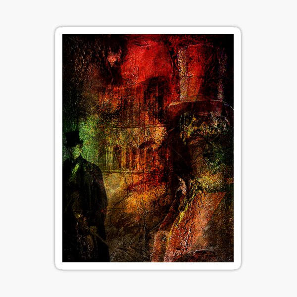 "Whitechapel , first murder of Jack The Ripper" Sticker for Sale by ...