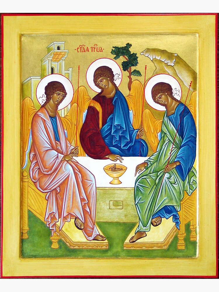 "Icon - Peter, James and John Trinity " Sticker for Sale by ...