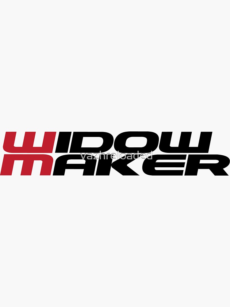 "Widow Maker" Sticker by vazhreloaded | Redbubble