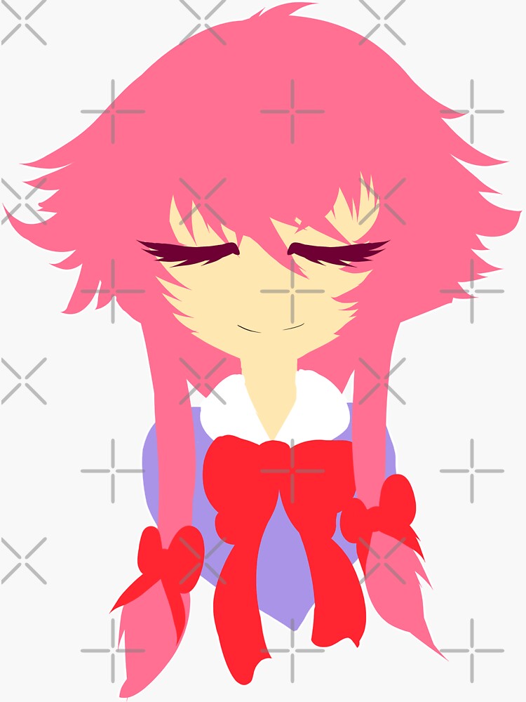 "Yuno Gasai" Sticker for Sale by kieyRevange | Redbubble