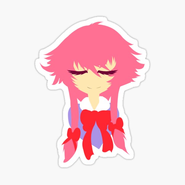 "Yuno Gasai" Sticker for Sale by kieyRevange | Redbubble
