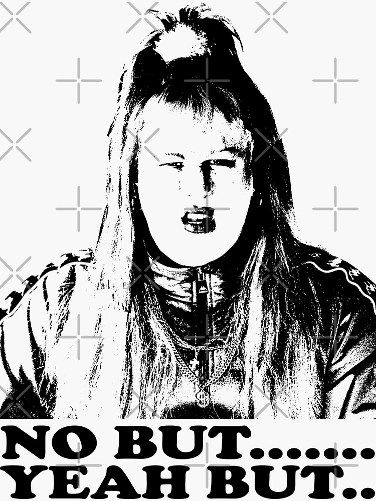 "Vicky Pollard, No But, Yeah But, Little Britain T-shirt" Sticker for ...