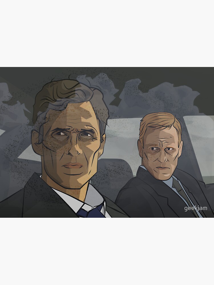 "True Detective: Rust and Marty" Sticker by geekjam | Redbubble