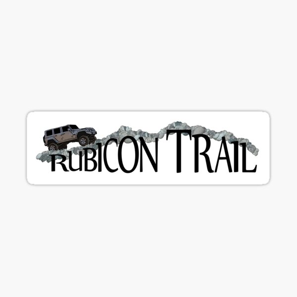 Rubicon Trail Stickers | Redbubble