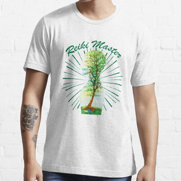"Reiki Master Chakra healing Energy Healer figure Spiritual" T-shirt for Sale by vintageday ...