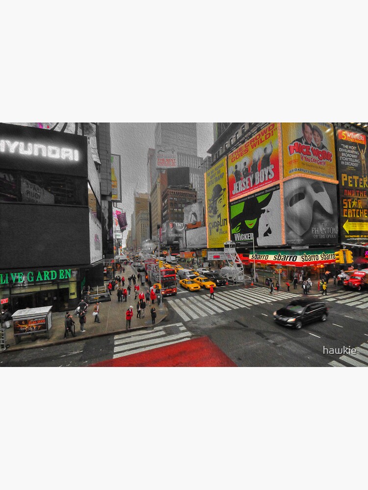 "Times Square Crossroads " Sticker for Sale by hawkie | Redbubble