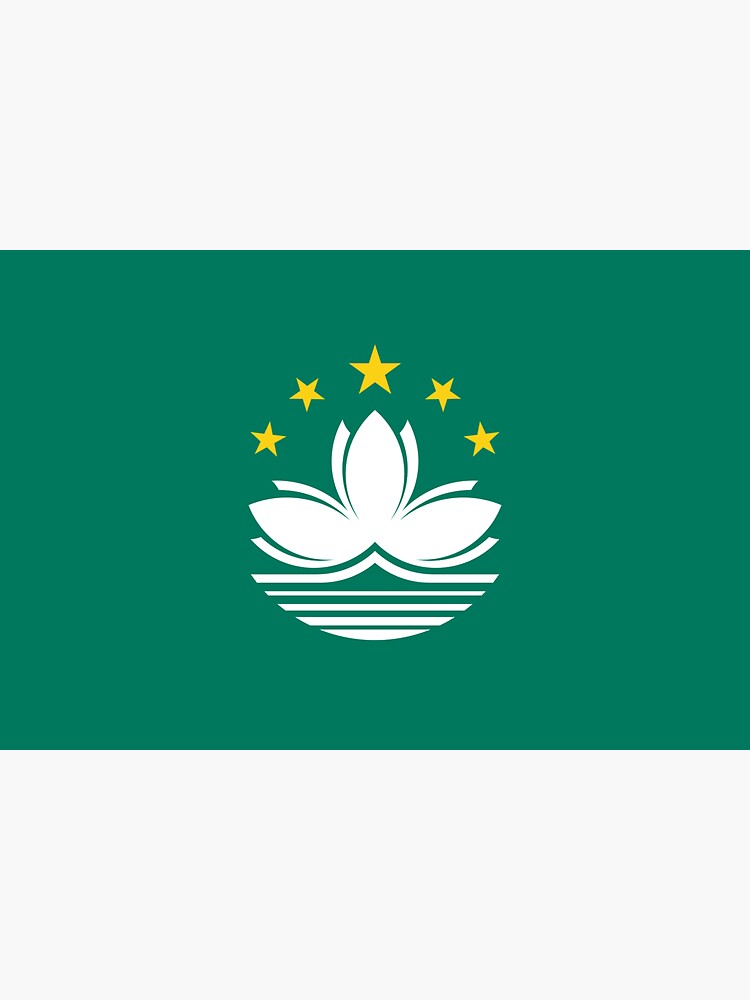 "Flag of Macau" Sticker for Sale by abbeyz71 | Redbubble
