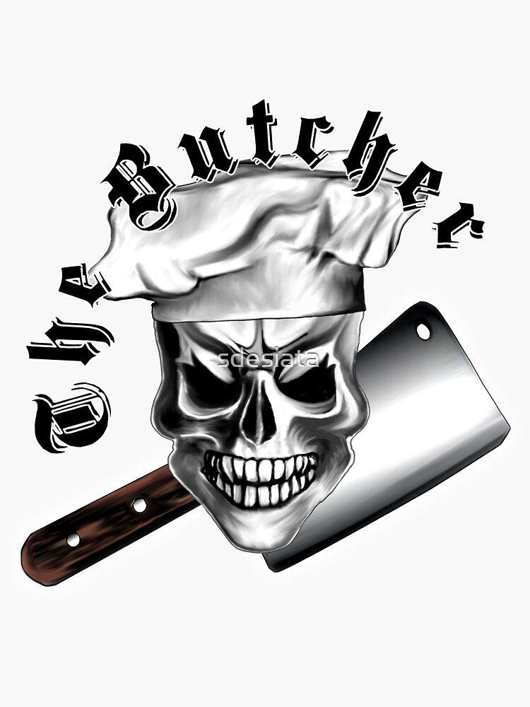 "The Butcher 4" Sticker by sdesiata | Redbubble