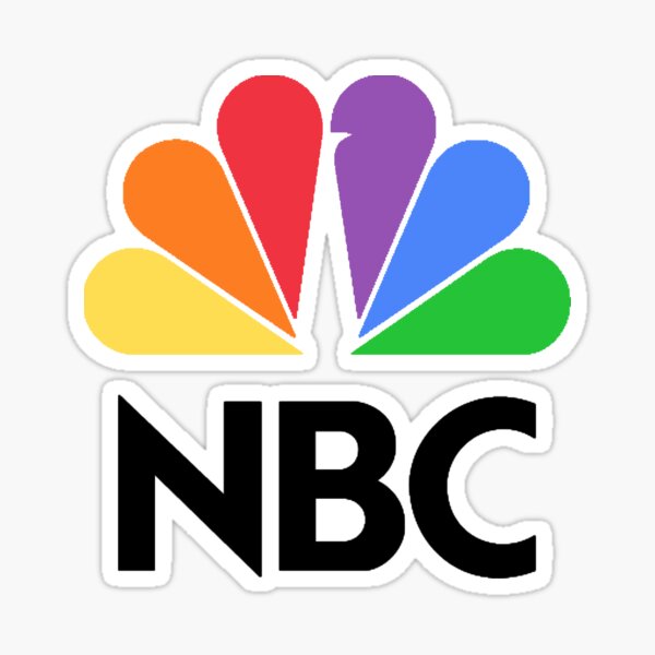 "NBC Logo" Sticker by BlameItOnJerry | Redbubble