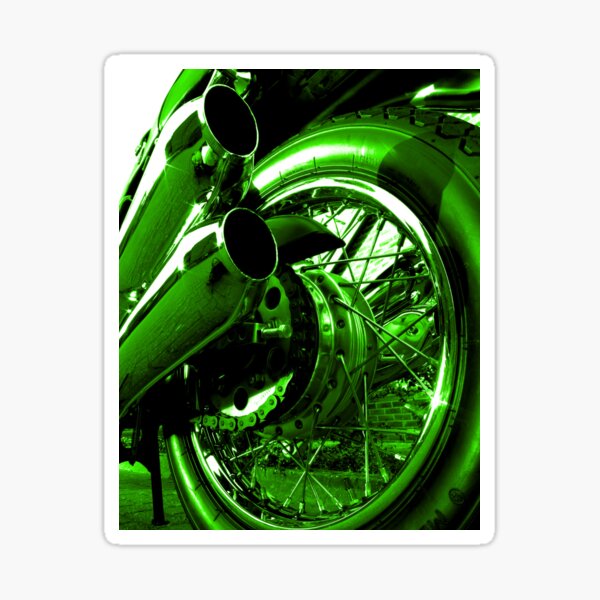 "Clean, Green, Mean Machine" Sticker for Sale by JohnnyBoy333 | Redbubble