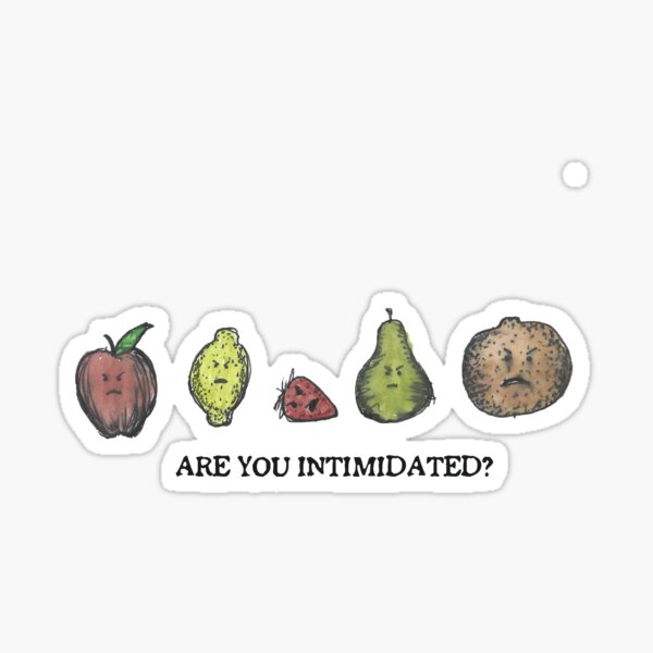 Intimidation Stickers | Redbubble