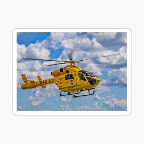 "MD 902 Explorer G-LNCT air ambulance" Sticker for Sale by Colin ...