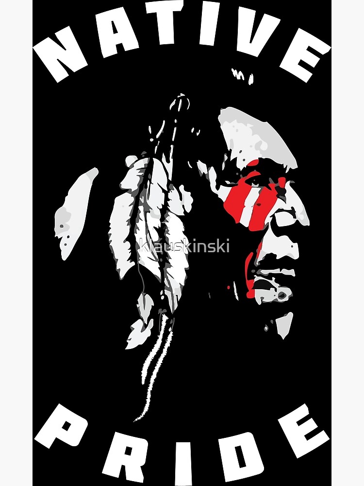 "Native American Pride" Canvas Print for Sale by klauskinski | Redbubble