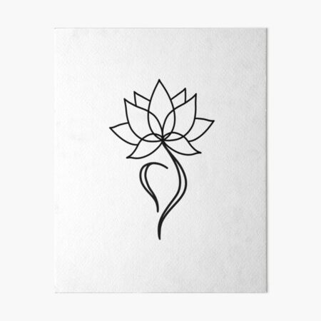 "NEDA Symbol Lotus Flower" Art Board Print by mshem | Redbubble