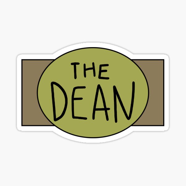 "The Dean Championship Belt" Sticker for Sale by canterlotradio | Redbubble