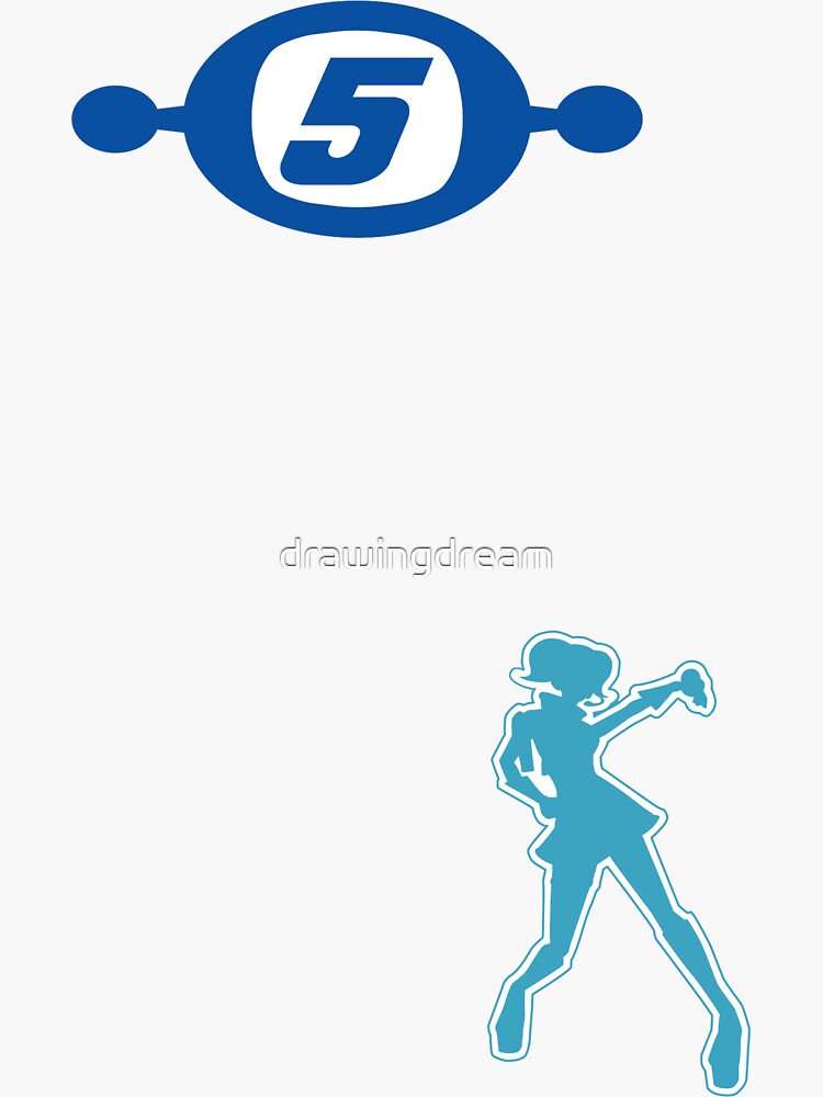 "Space Channel 5 Retro Shirt" Sticker for Sale by drawingdream | Redbubble
