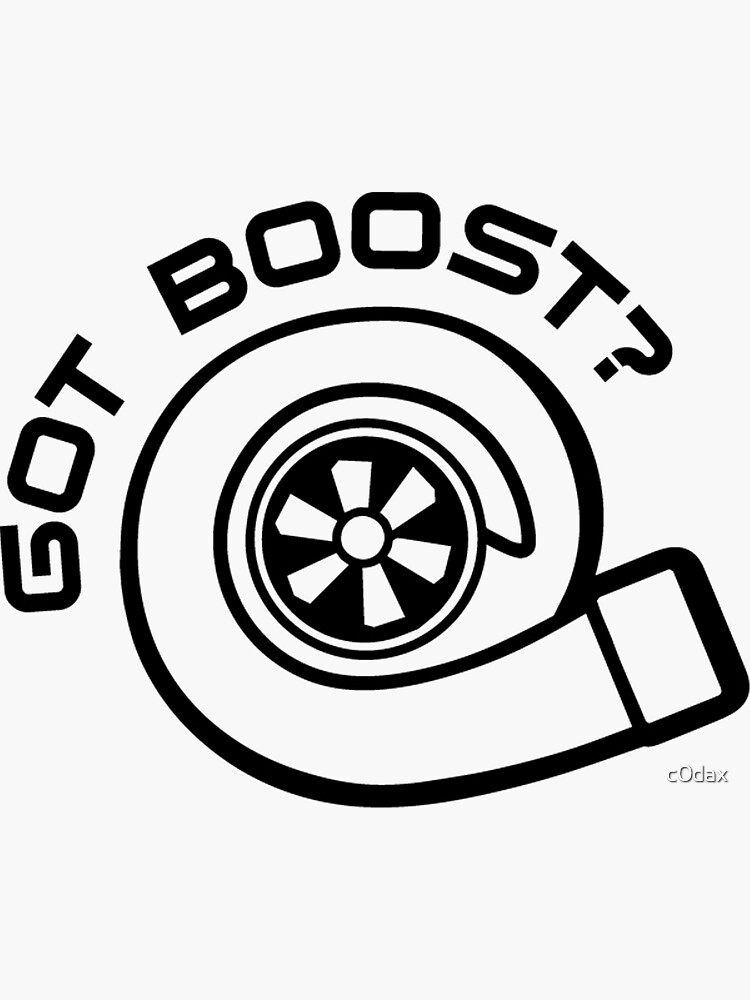 "Got Boost" Sticker for Sale by c0dax | Redbubble