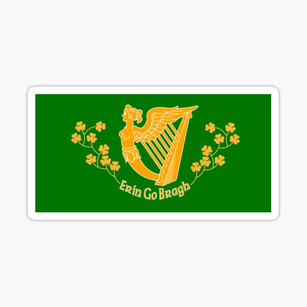 "Erin Go Bragh Banner " Sticker for Sale by abbeyz71 | Redbubble