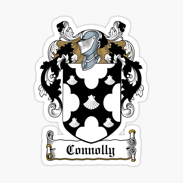 "Connolly (Kildare)" Sticker for Sale by HaroldHeraldry | Redbubble