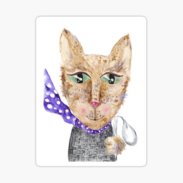 "Matrix cat" Sticker for Sale by kisikoida | Redbubble