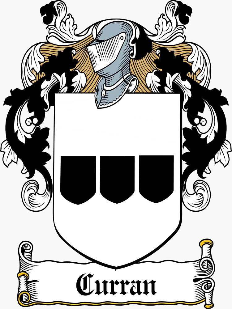 "Curran" Sticker for Sale by HaroldHeraldry | Redbubble