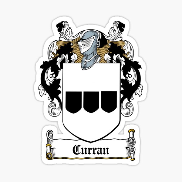 "Curran" Sticker for Sale by HaroldHeraldry | Redbubble