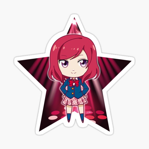 "Love Live! - Maki Nishikino (chibi edit)" Sticker by alphavirginis ...