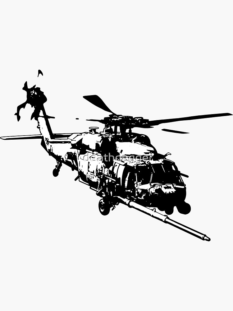 "HH-60 Pave Hawk" Sticker for Sale by deathdagger | Redbubble