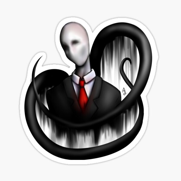 "Slenderman" Sticker for Sale by anthrogeist | Redbubble