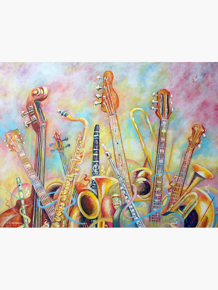 "Music Bouquet" Sticker for Sale by Borstelman | Redbubble