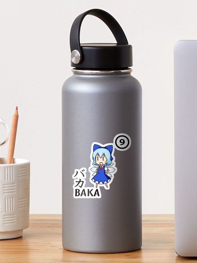 "BAKA!! ⑨⑨⑨⑨⑨⑨⑨⑨⑨⑨ CIRNO STRONG!" Sticker for Sale by Whitexican1301 ...