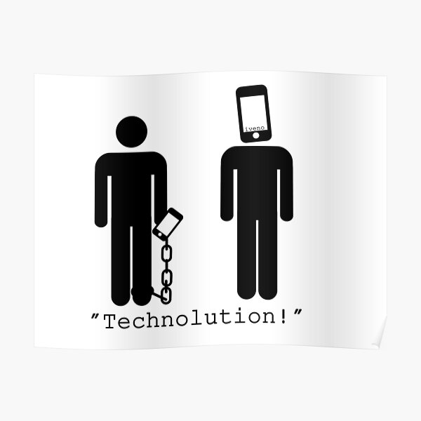 "Technolution" Poster for Sale by iveno | Redbubble