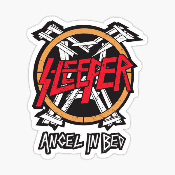 "Sleeper: Angel In Bed" Sticker for Sale by Lilterra | Redbubble