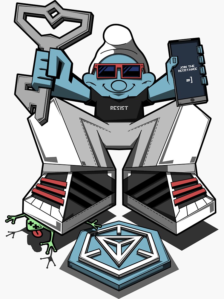 "Resistance BOSS" Sticker for Sale by Rineasti | Redbubble