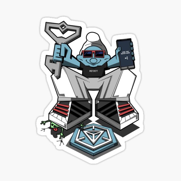 "Resistance BOSS" Sticker for Sale by Rineasti | Redbubble