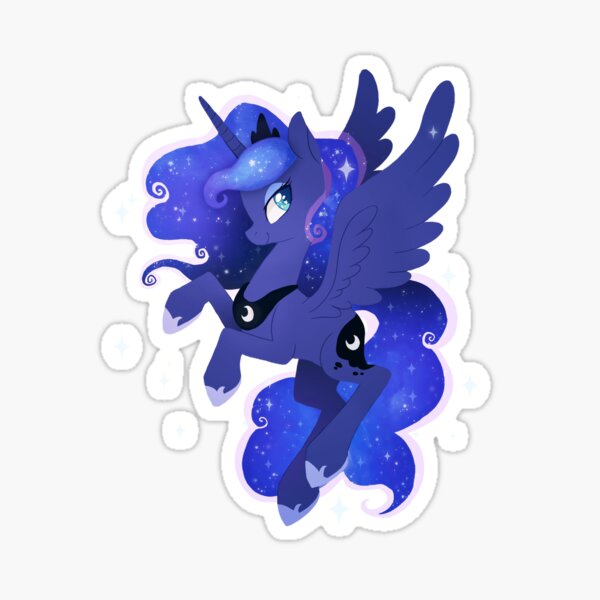 "princess luna" Sticker for Sale by tsurime | Redbubble