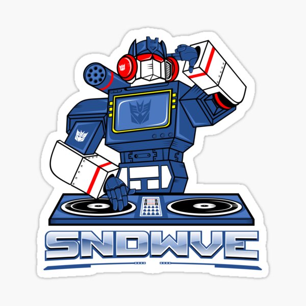"Soundwave" Sticker for Sale by bennyschmidt12 | Redbubble