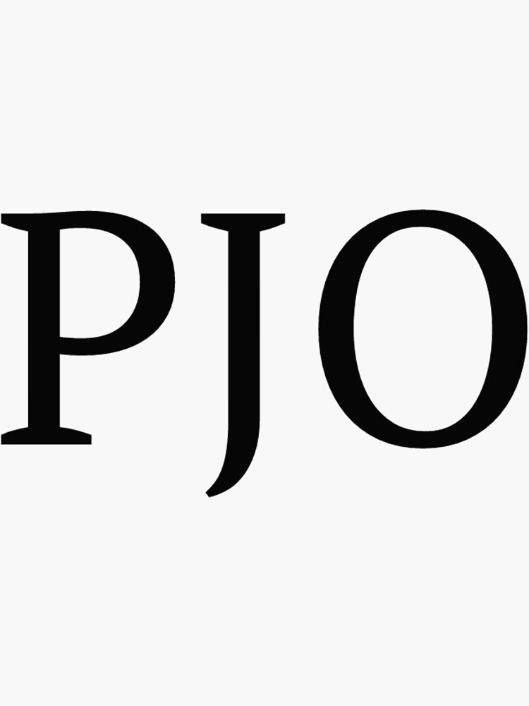 "PJO" Sticker by ShadowfaxBAB | Redbubble