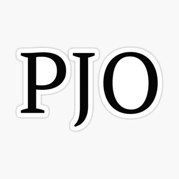 "PJO" Sticker by ShadowfaxBAB | Redbubble