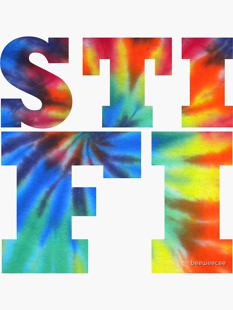 "STIFI Sticky Fingers Logo" Sticker for Sale by beeweecee | Redbubble