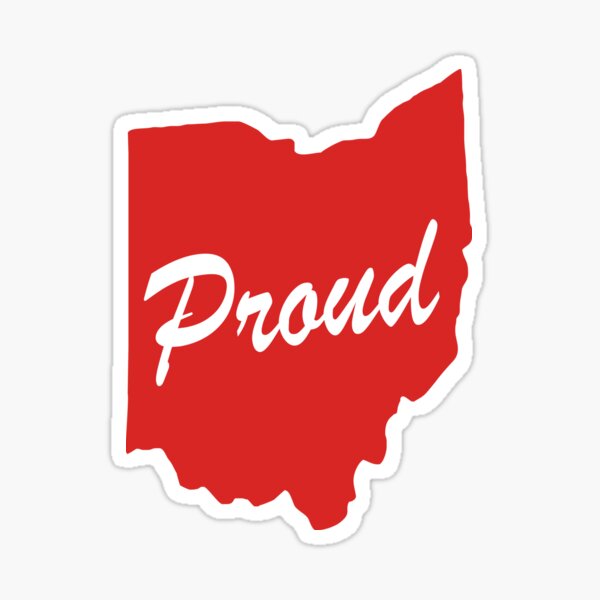 "Ohio Proud Logo" Sticker for Sale by JamesChaffin | Redbubble