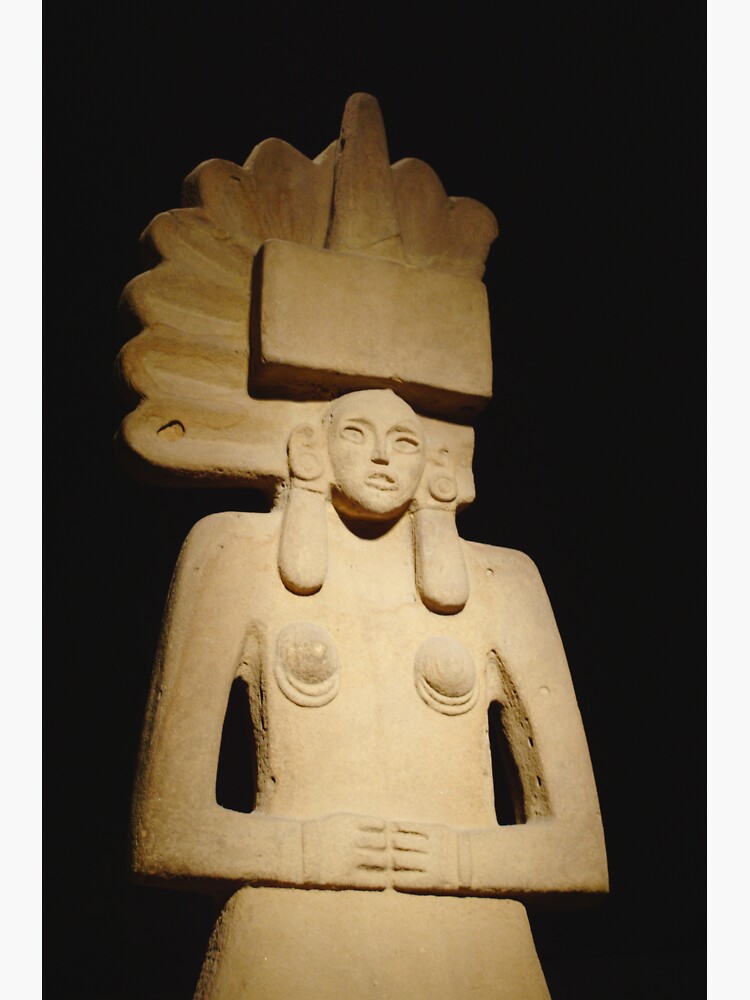 "Toci the Aztec Mother Goddess" Sticker by adrianwale | Redbubble